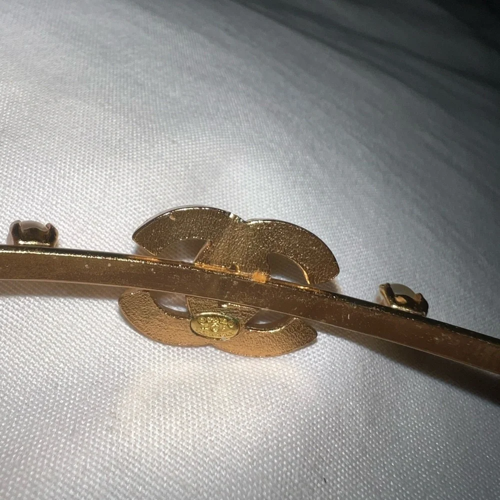 CHANEL | Accessories | Authentic Chanel Cc Logo Headband | Poshmark